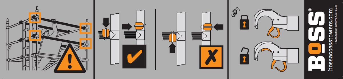 BoSS Brace Safety Label – Werner UK Sales & Distribution Ltd